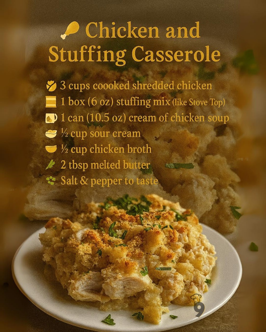 Chicken and Stuffing Casserole Recipe – Best Recipes